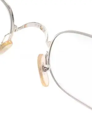 Cartier Tone Square Frame Eyeglasses