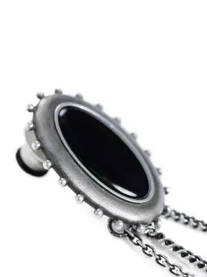 ANN DEMEULEMEESTER Chain-link Heart-motif Brooch
