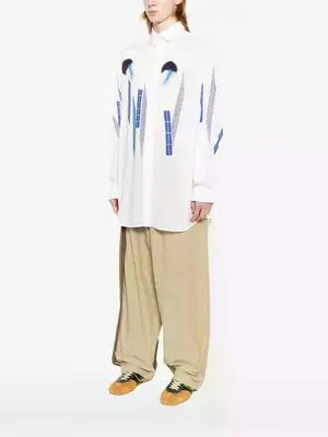 Yohji Yamamoto Motif-print Shirt