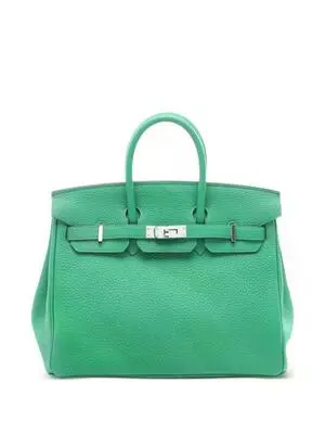 Hermès 2020 25 Birkin Tote Bag - Green