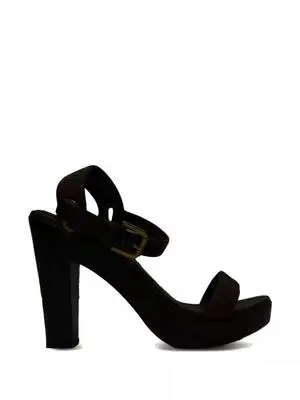Ralph Lauren Wooden Heel Platform Sandals