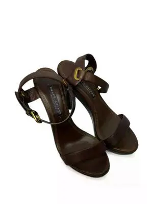 Ralph Lauren Wooden Heel Platform Sandals