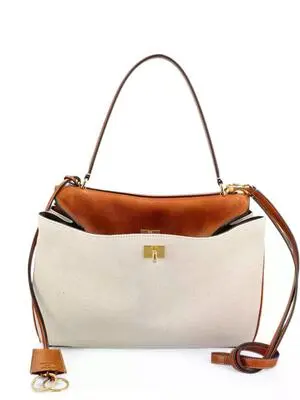 Balenciaga Rodeo Canvas Handbag - Neutrals