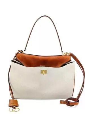 Balenciaga Rodeo Canvas Handbag - Neutrals
