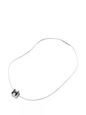 Hermès 2000s Cage D'h Ash Necklace