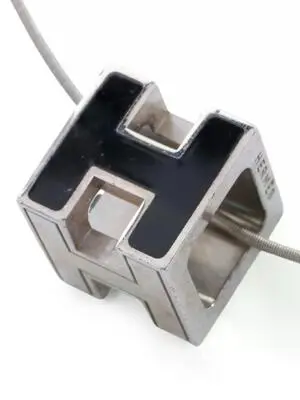Hermès 2000s Cage D'h Ash Necklace