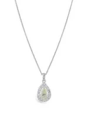 LB EXCLUSIVE Diamond Pendant Necklace - Silver