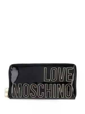 Moschino Logo Wallet - Black