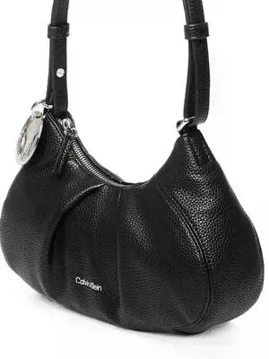 Calvin Klein Pebbled-texture Pleated Shoulder Bag