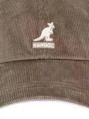 KANGOL Cord Corduroy Logo-embroidered Baseball Cap