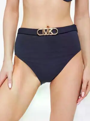 Michael Kors Logo Plaque Bikini Bottoms