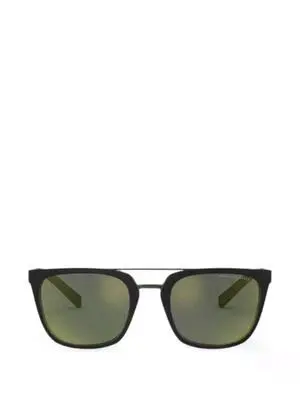 Armani Exchange Square-frame Double-bridge Sunglasses