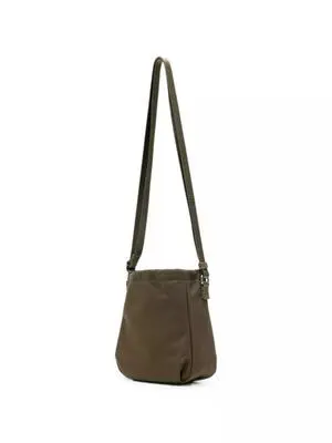 A.p.c. Logo-print Drawstring Messenger Bag - Green