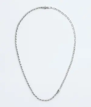 Bottega Veneta Chain Necklace - Silver