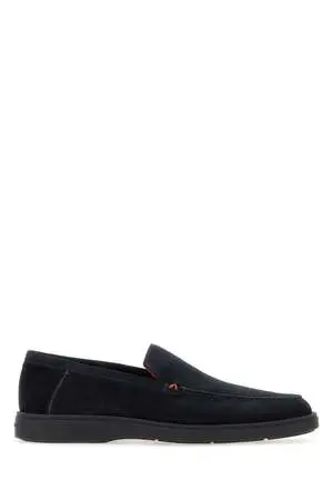 Santoni Suede Loafers - Blue