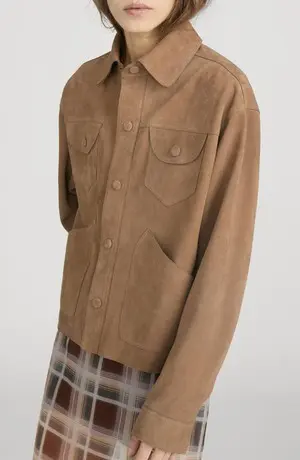 FRAME The Suede Utility Jacket