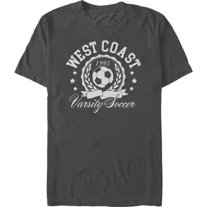 LOST GODS West Coast Varsity Soccer Short Sleeve Graphic T-shirt