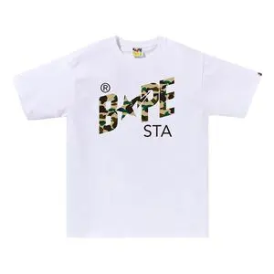 A BATHING APE 1st Camo Sta Tee - White