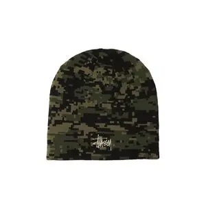 StÜssy Basic Skullcap Beanie 'digi Camo - Green
