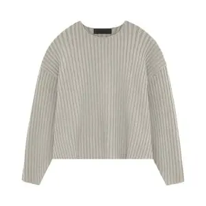 Fear Of God Raw Neck Sweater 'seal - Grey