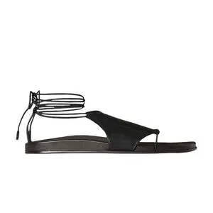 THE ROW Wmns Vivienne Lace Up Sandal - Black