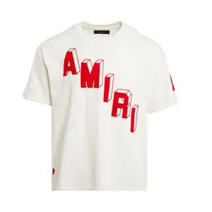 Amiri Flocked Logo T-shirt