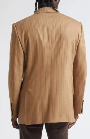 TOM FORD Double Breasted Saxony Wool Sportcoat