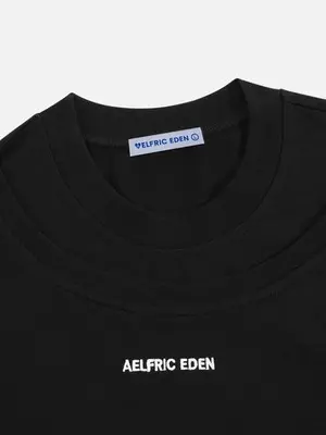 AELFRIC EDEN Boxy Metal Button Tee
