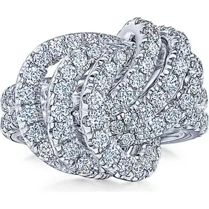 Kwiat Entwine Open Knot Diamond Ring - Platinum