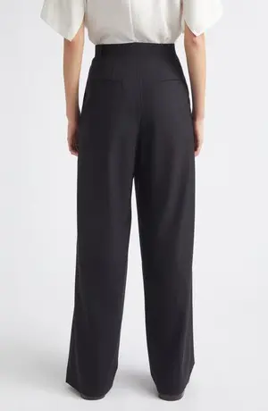 EENK Front Tucked Detail Pants
