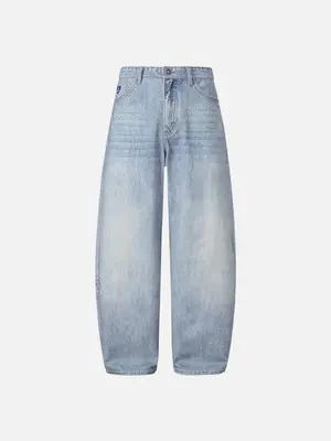 AELFRIC EDEN Inverted Graphic Baggy Barrel Jeans
