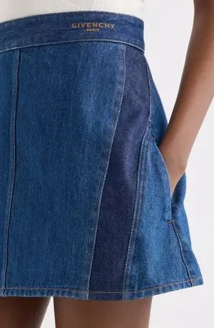 Givenchy Cocoon Denim Miniskirt