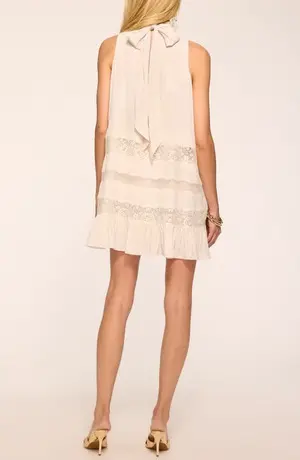 Ramy Brook Samantha Lace Inset Minidress