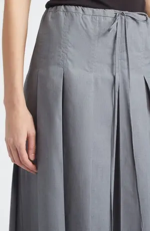 EENK Drawstring Pleated Skirt