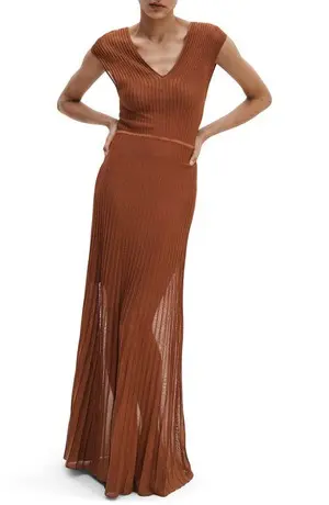 Rag & Bone Aubrey Maxi Dress - Rust