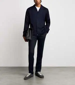 Sandro Virgin Wool Straight Trousers