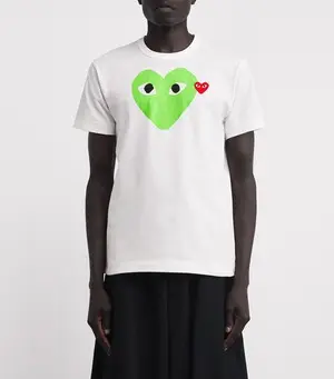Play Comme Des Garcon Heart Logo T-shirt