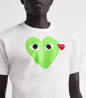 Play Comme Des Garcon Heart Logo T-shirt