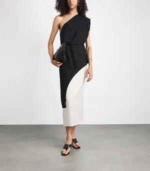 Roland Mouret Crepe Midi Pencil Skirt