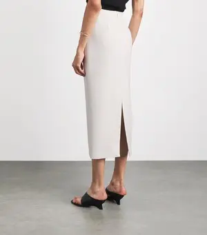 Roland Mouret Crepe Midi Pencil Skirt