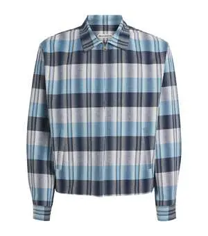 JW Anderson Cotton Check Bomber Jacket