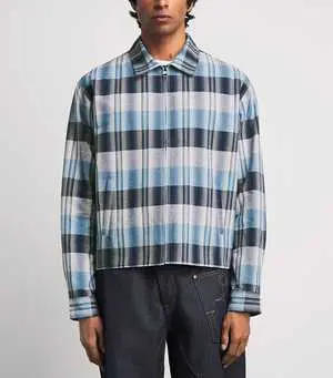 JW Anderson Cotton Check Bomber Jacket