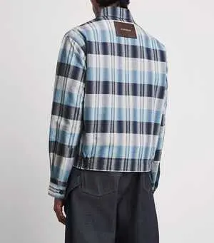 JW Anderson Cotton Check Bomber Jacket