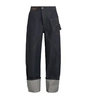 JW Anderson Twisted Turn-up Relaxed Jeans