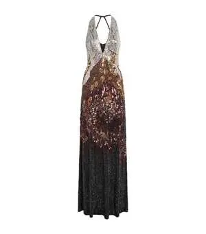 Jenny Packham Embellished Wild Rose Gown