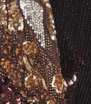 Jenny Packham Embellished Wild Rose Gown
