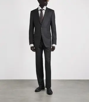 TOM FORD Wool Check O’connor 2-piece Suit - Grey