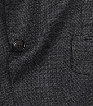 TOM FORD Wool Check O’connor 2-piece Suit - Grey