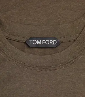TOM FORD Lyocell-cotton T-shirt