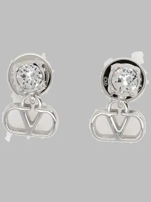 Valentino Garavani Orecchini "vlogo Signature" Con Strass